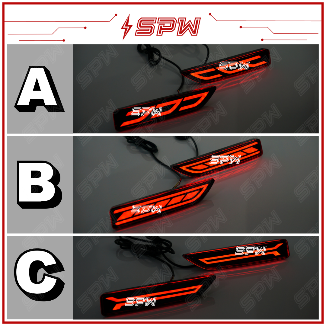 Honda City (2012-2013) BRV (2017-2019) CRV (2007-2009) Rear Bumper LED ...
