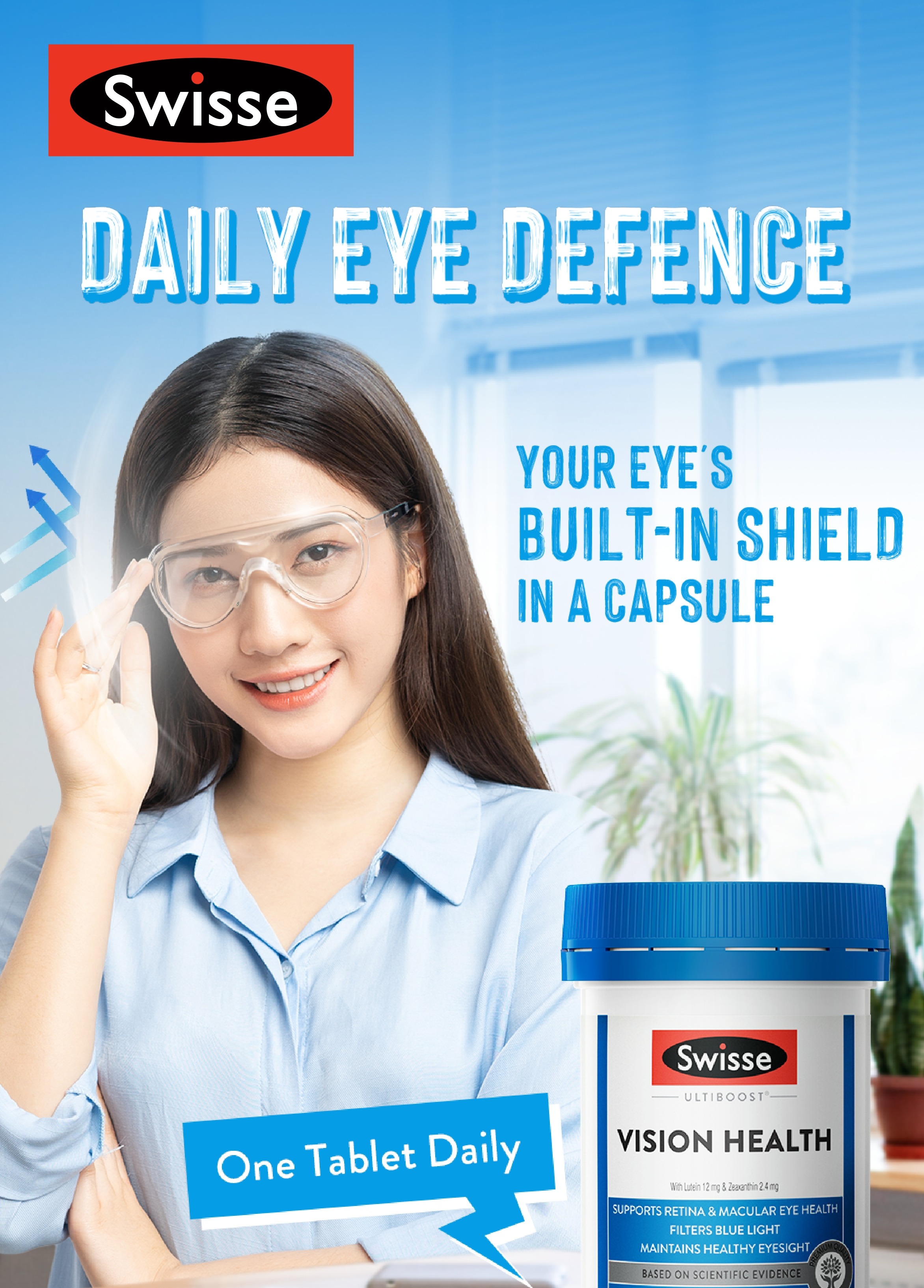 Swisse Ultiboost Vision Health 60 Film Coated Tablets (EXP:09 2026 ...