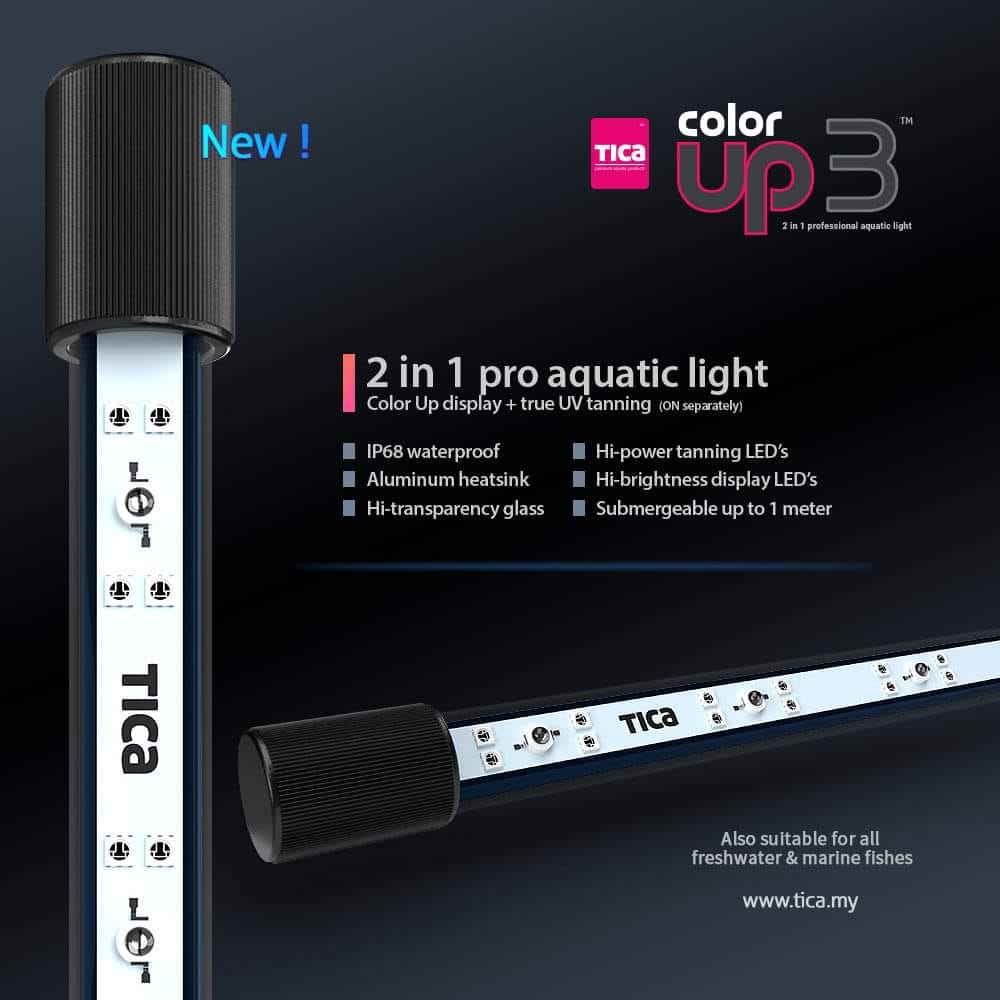 HOT TICA Color Up 3 / Ultra Color Pro / Color Up 2 Aquatic Light | Shopee Philippines