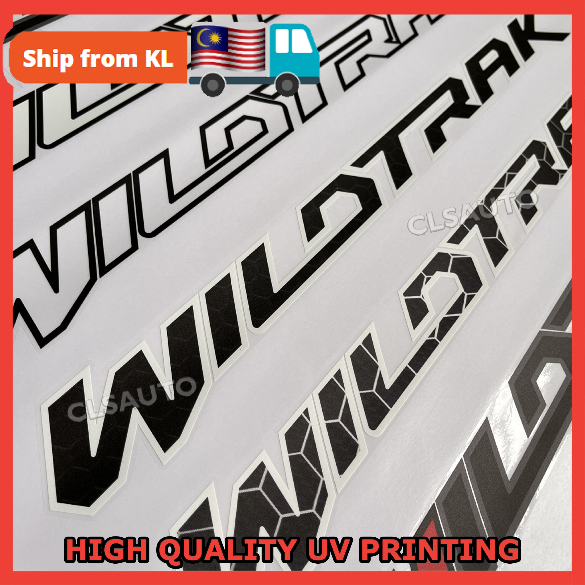 WILDTRAK Sticker Side Door 1 Pcs Ford Ranger Raptor Wild trak Wildtrack ...