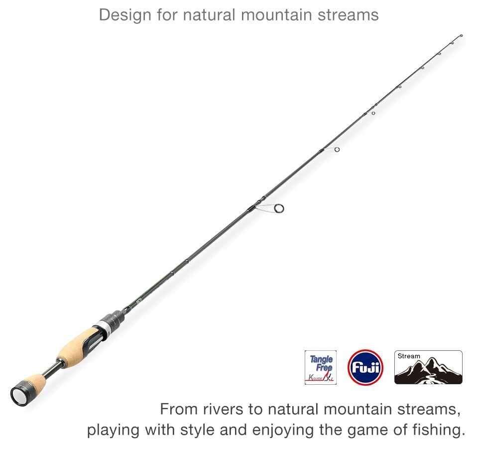 Tsurinoya INTRUDER 4pcs UL Travel Spinning/BC Rod **FUJI GUIDES ...
