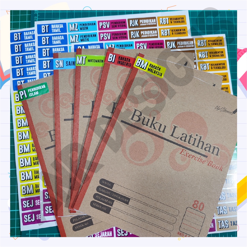 Safa LOW & RELIGION SCHOOL SUBJEK STICKER (READYMADE) | Shopee Philippines