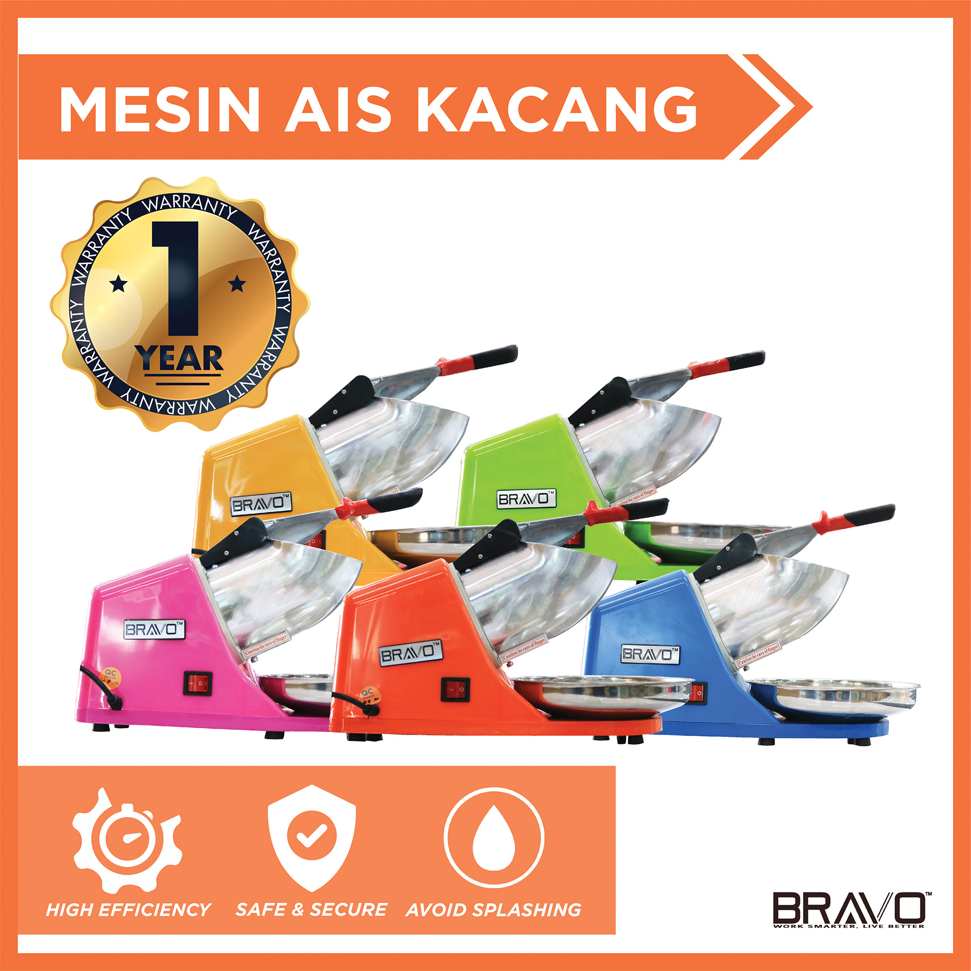 MESIN Bravo Ice Crusher Machine Bean Ice Crusher Ice Shaver Machine ABC ...