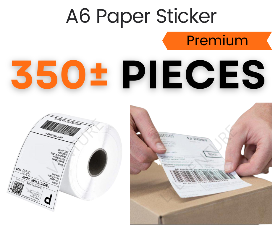 350 Pcs/Roll Air Way Bill Thermal Printer Sticker Paper Roll AWB A6 ...