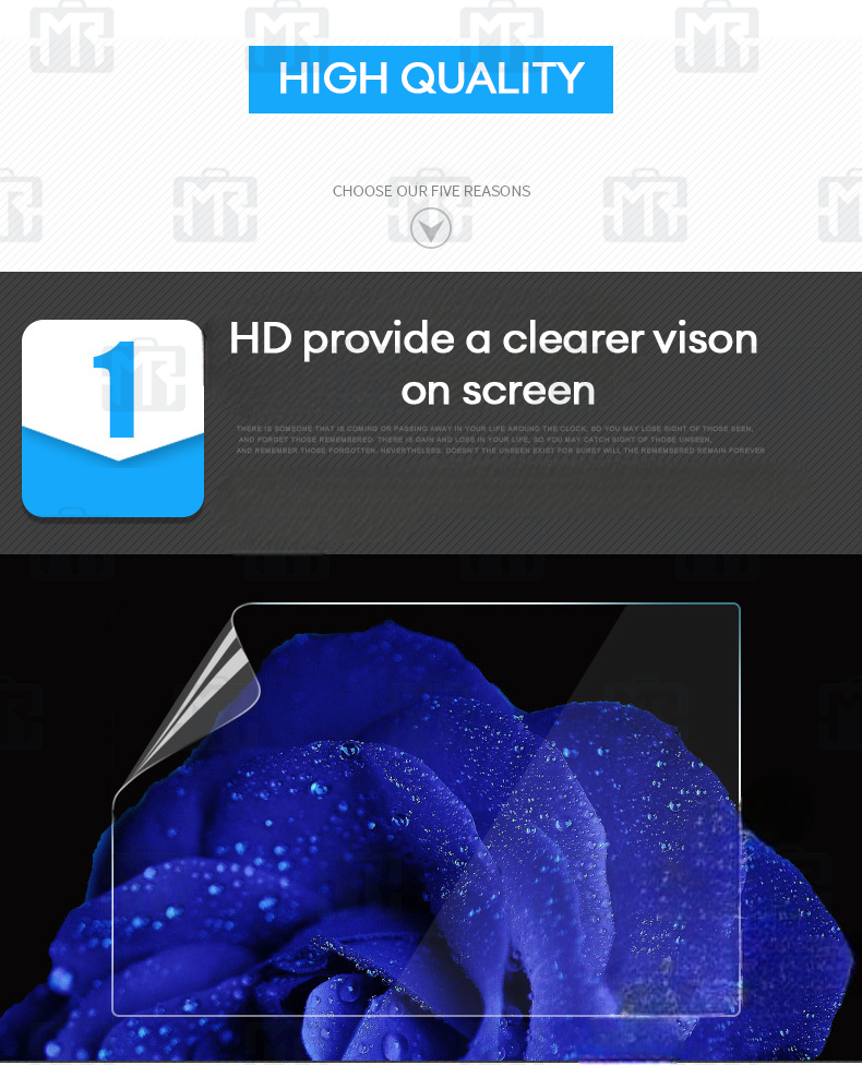 MR Laptop Screen Protector Film HD Blu-ray Anti-glare Anti-scratch Film ...