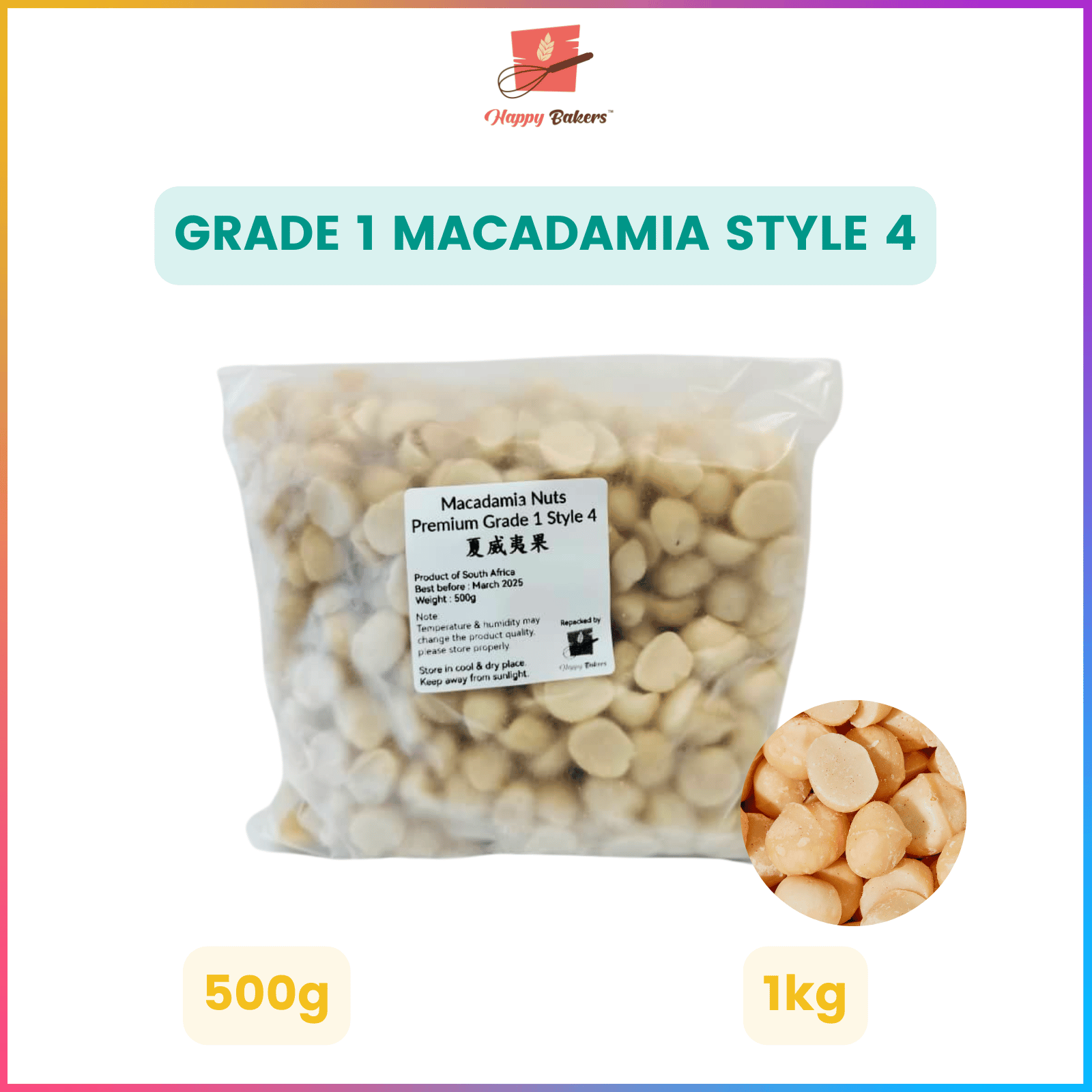 Premium Grade 1 Macadamia Nuts Style 4 | Shopee Philippines