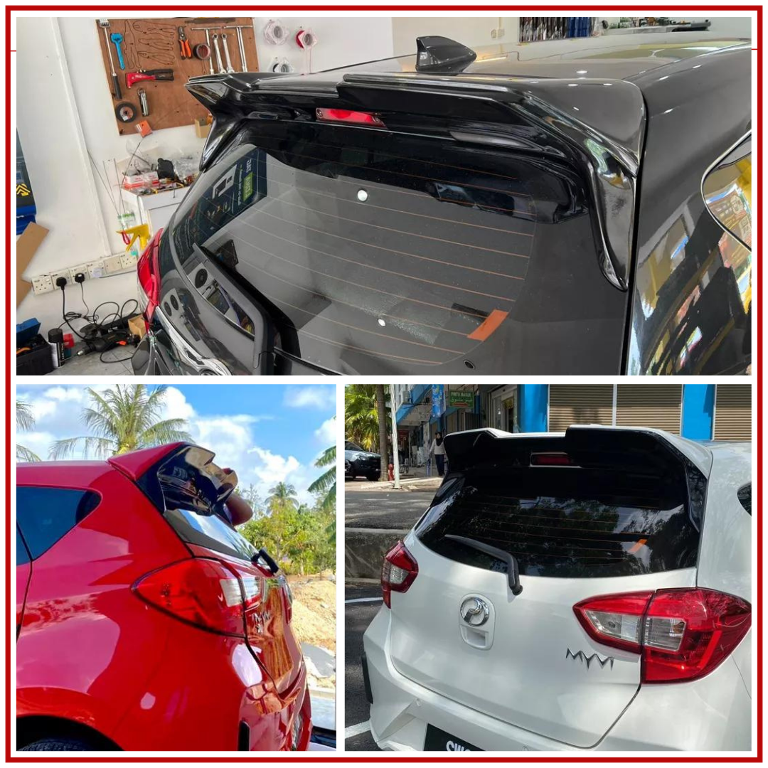 Perodua Myvi G3 (2018-2024) ACE Spoiler Rear Spoiler MG3 ABS Material ...