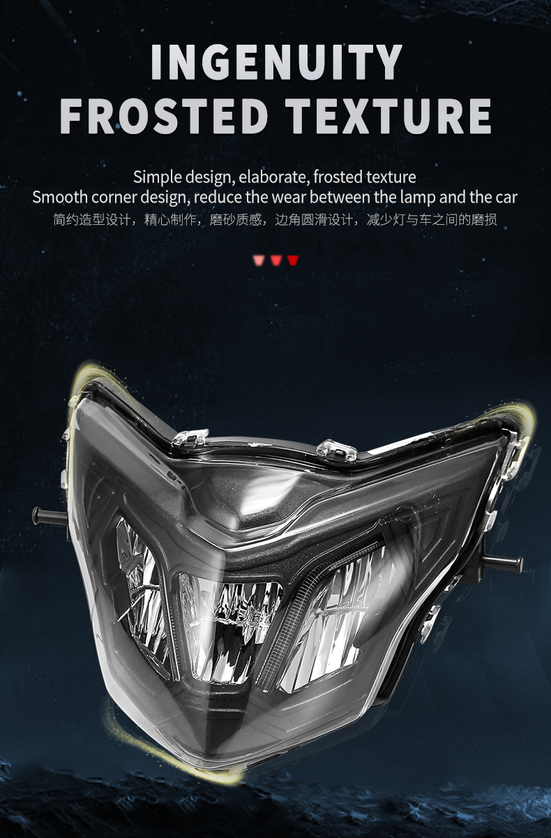 LC135 V2 V3 V4 V5 V6 V7 Headlight LED Head Lamp Headlamp 135LC LC135 V2-V7 Lampu Depan Super ...