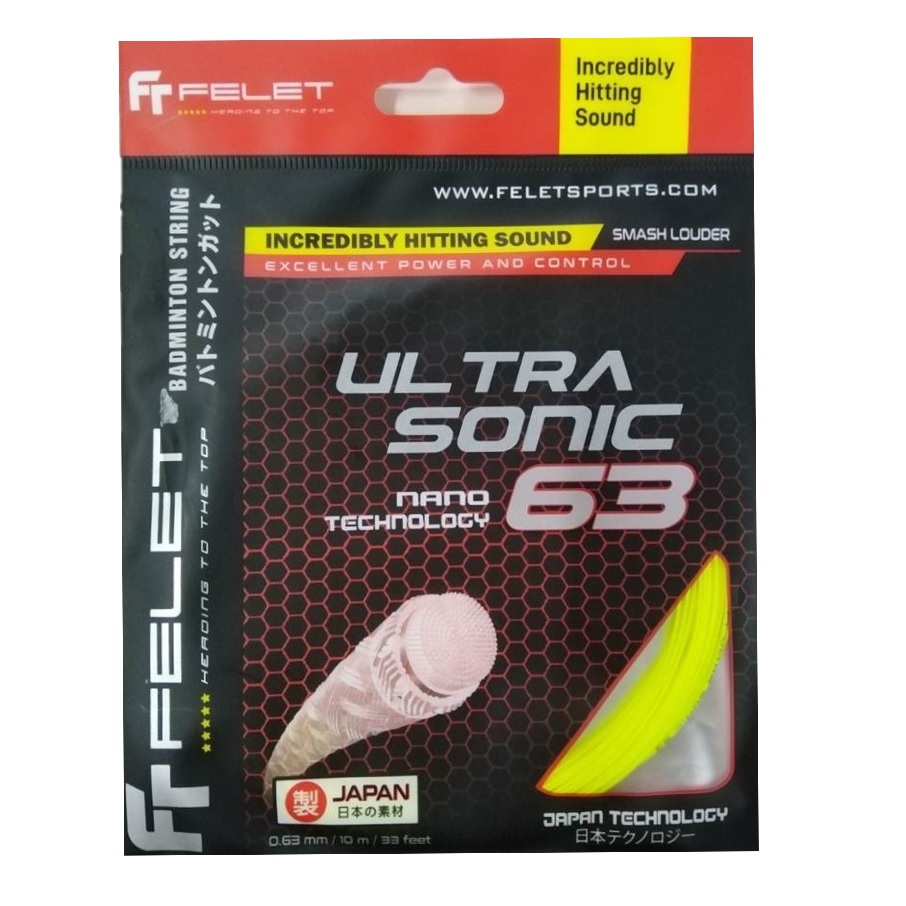 FELET Ultra Sonic 63 Badminton String 100 | Shopee Philippines