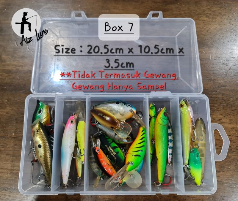 Lure Box / Fishing Box / Used Gewang / Fishing lure Box / Gewang Only ...