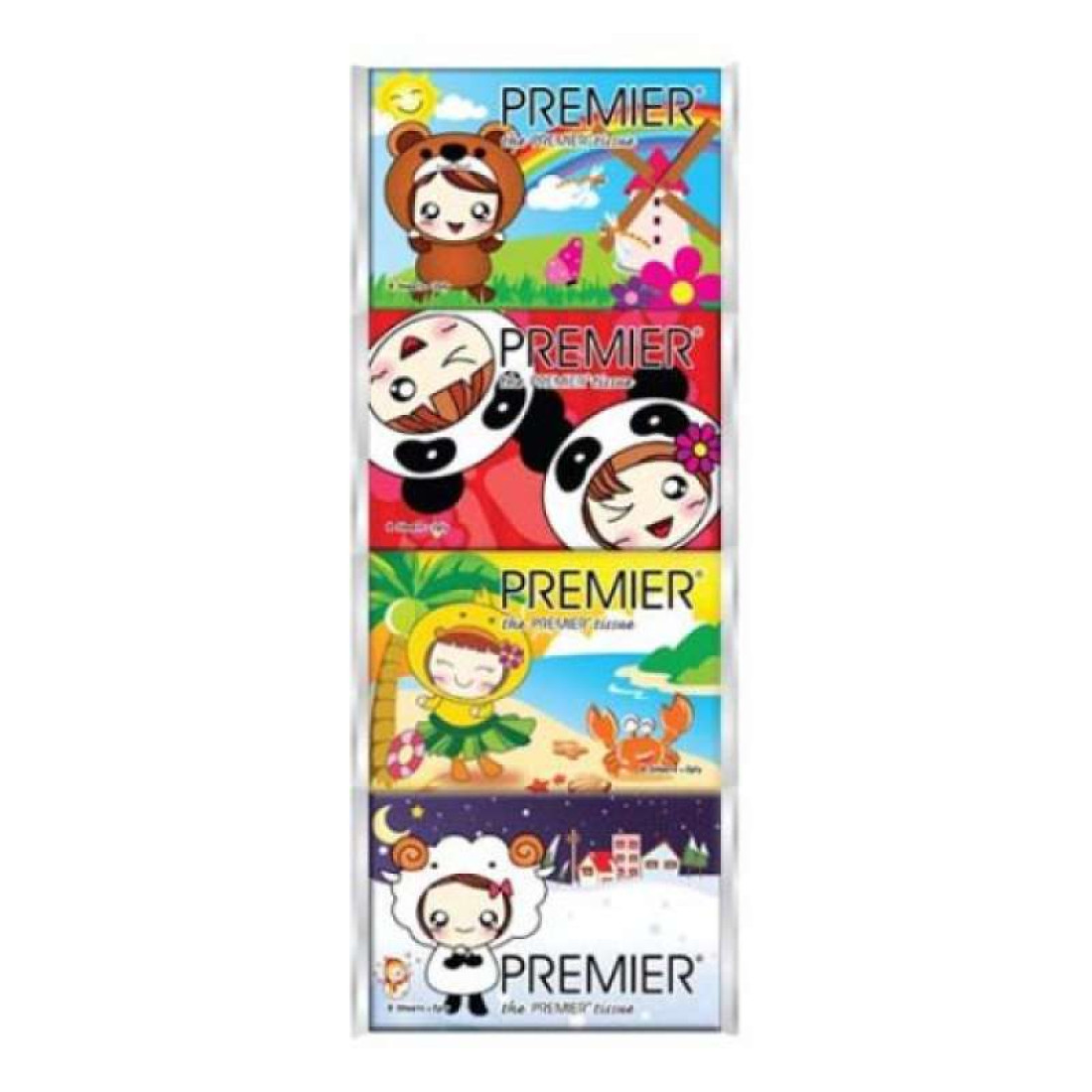 Premier / Tender Soft Facial Tissue 2-ply/8 Pulls - Pocket Tissues Eco ...