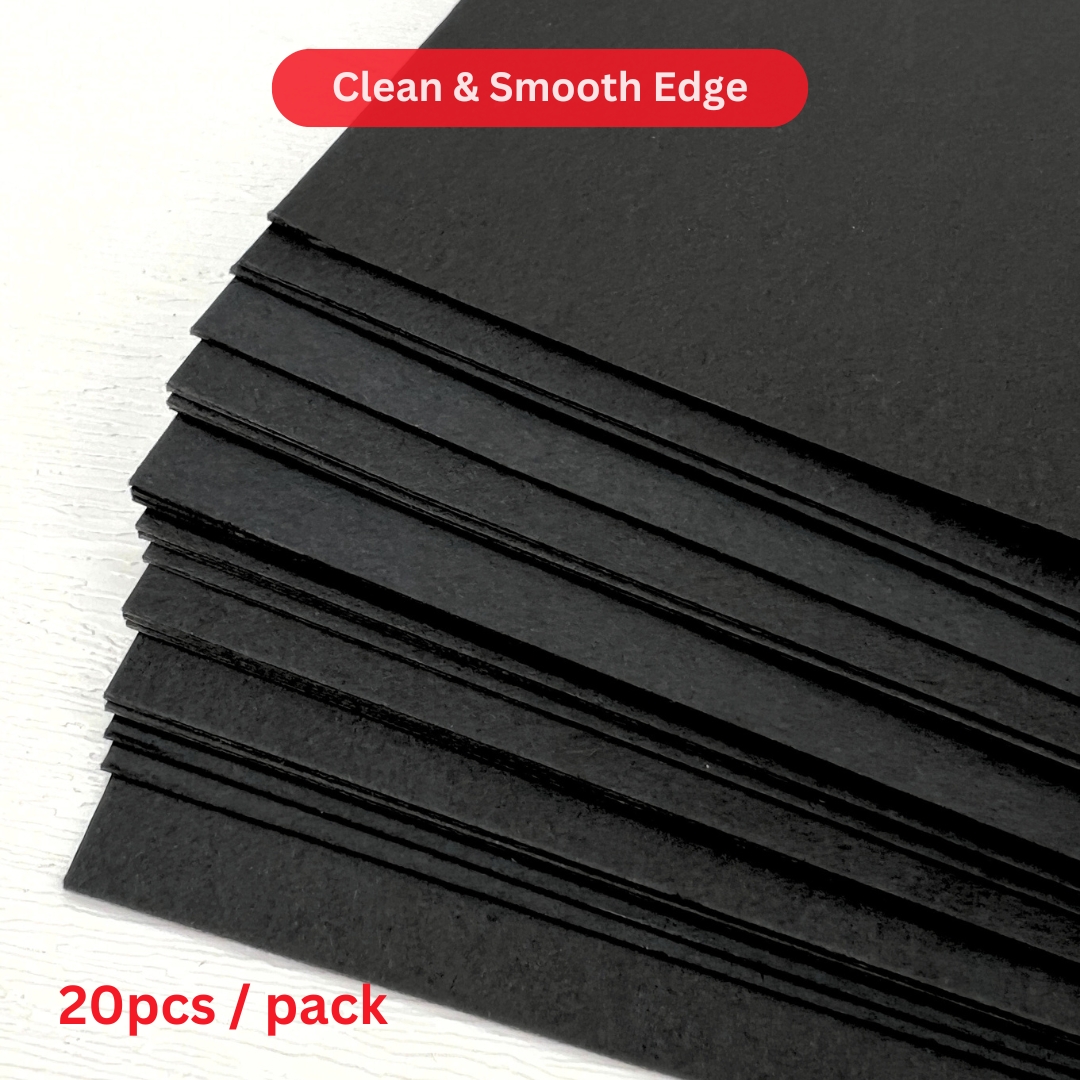 350/450GSM A4 Size Black Card / Kad Hitam (20'S) | Shopee Philippines