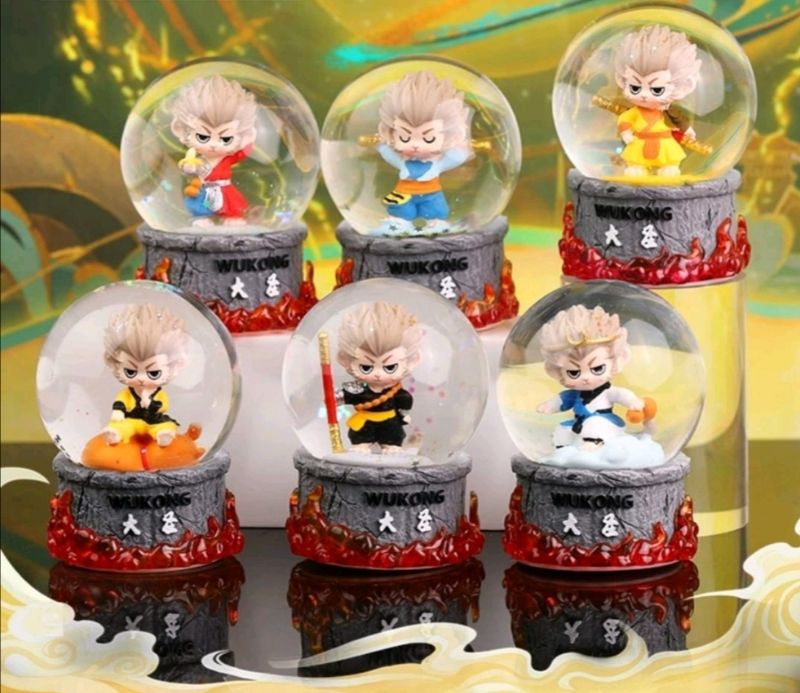 WU KONG MONKEY KING CRYSTAL BALL WITH LIGHTS RANDOM PICK | Shopee ...