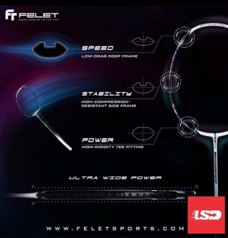 FELET WOVEN EIGHTY8 Badminton Racket by FLEET + FREE GRIP | Shopee ...