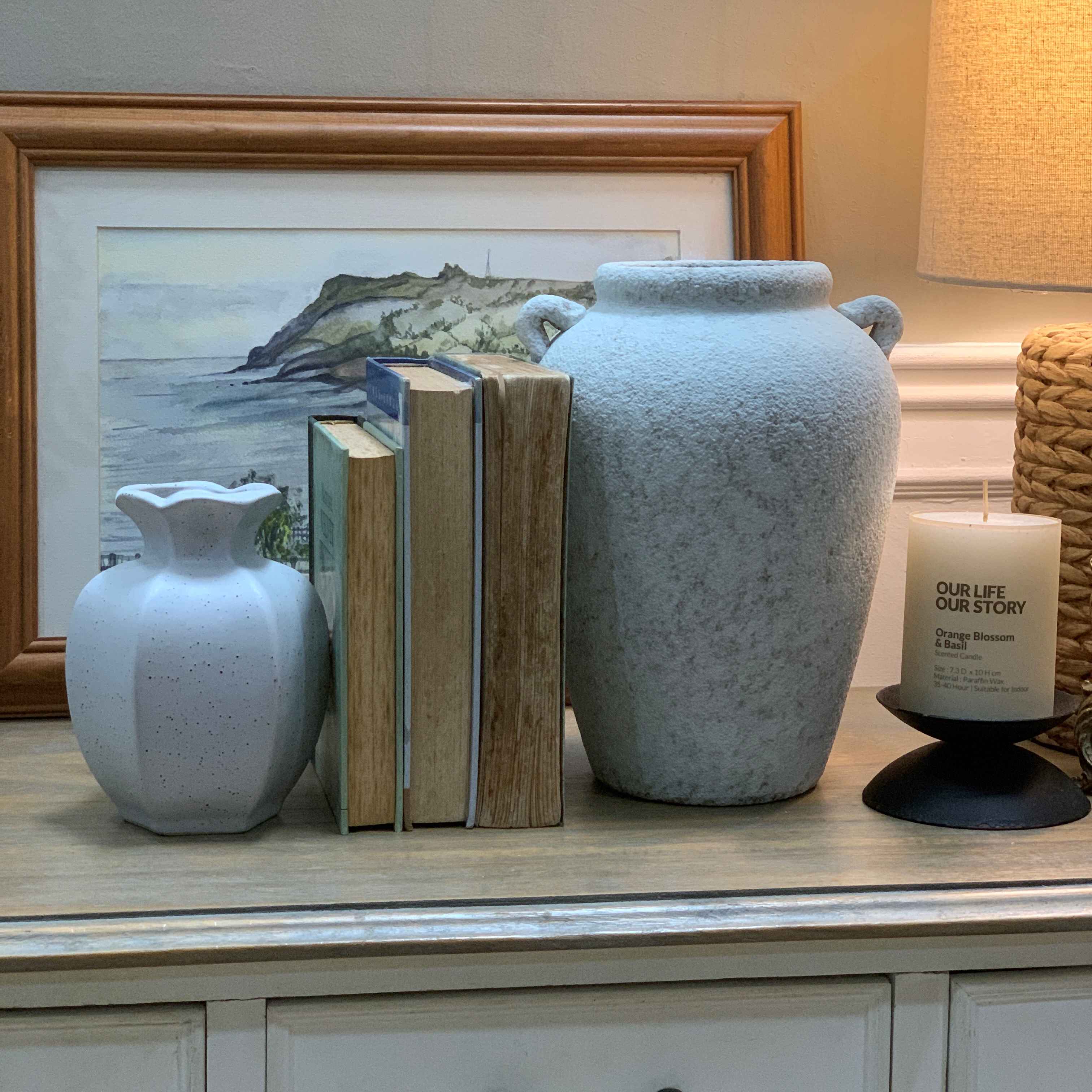 Nordic Retro Ceramic Vase Big Vase Aesthetic Nordic Raya 2025 Pasu ...