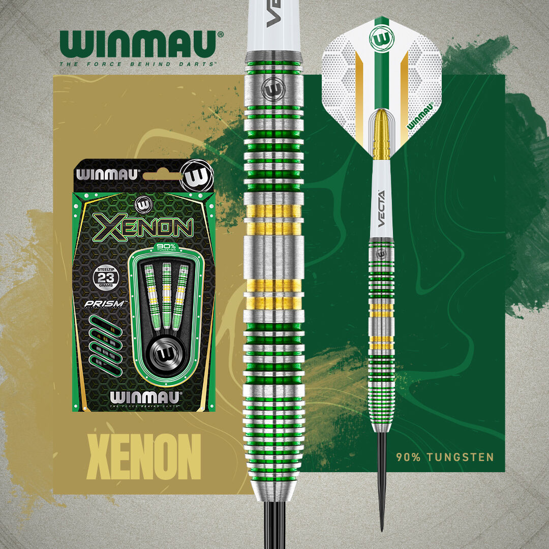 Winmau Darts Xenon Steel Tip 90% Tungsten Dart Set (1527) | Shopee ...