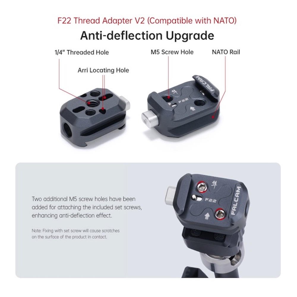 Ulanzi Falcam F22 Quick Release Mount Base Plate for Insta360 X4 Camera ...