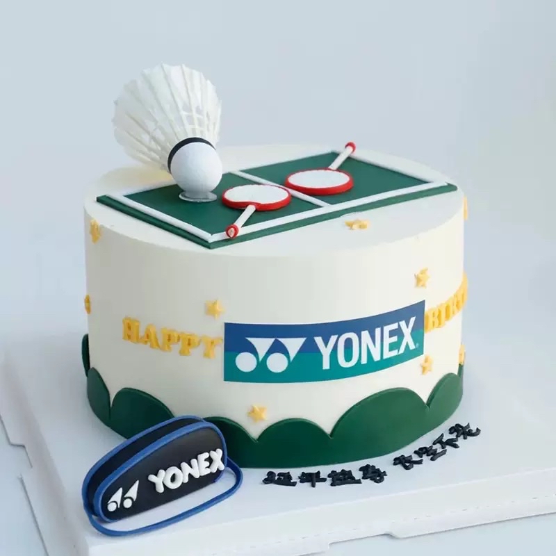 Kek Hiasan EVA Badminton Yonex Cake Topper Cake Decoration羽毛球 ...