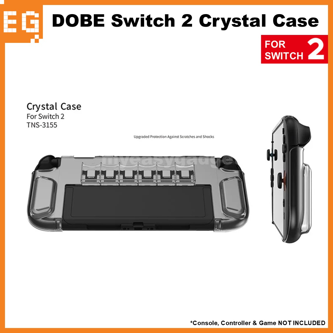 Nintendo Switch 2 Crystal Protective Case with Game Card Holder DOBE ...