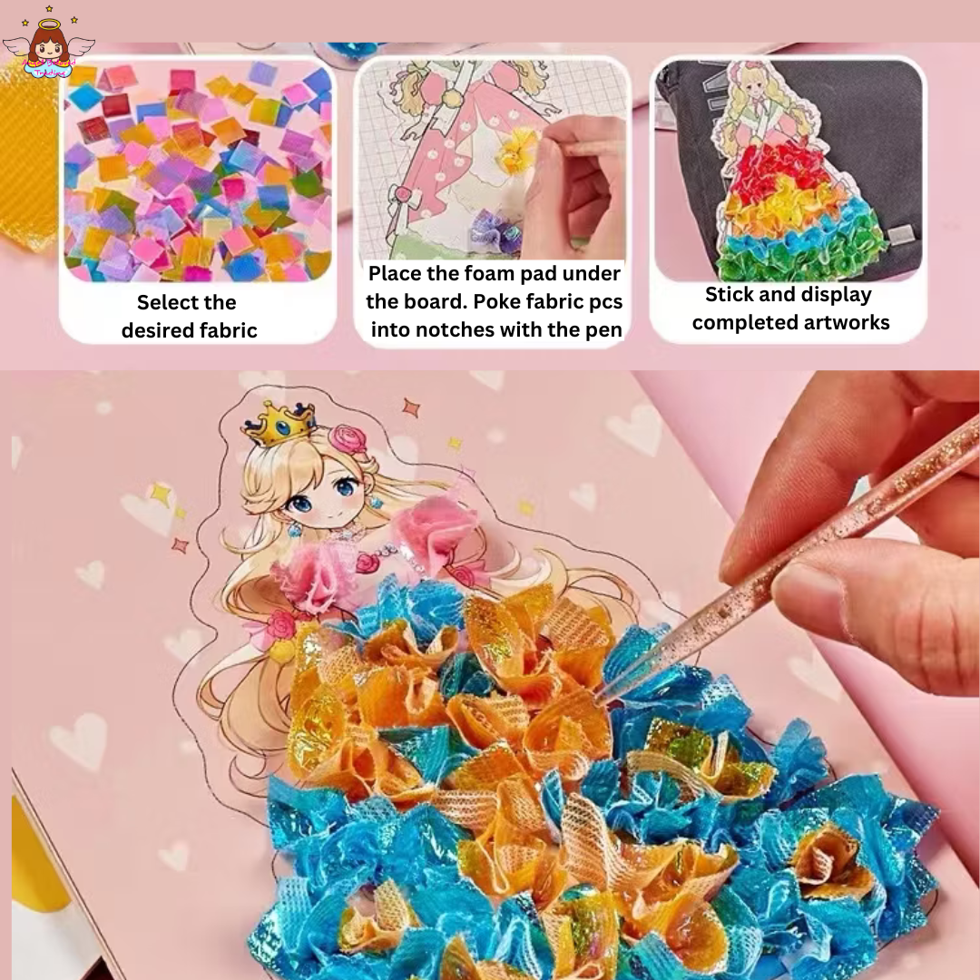 Kit Kraf Berpakaian Puteri Princess Dress Up Craft Kit Dress Fabric ...