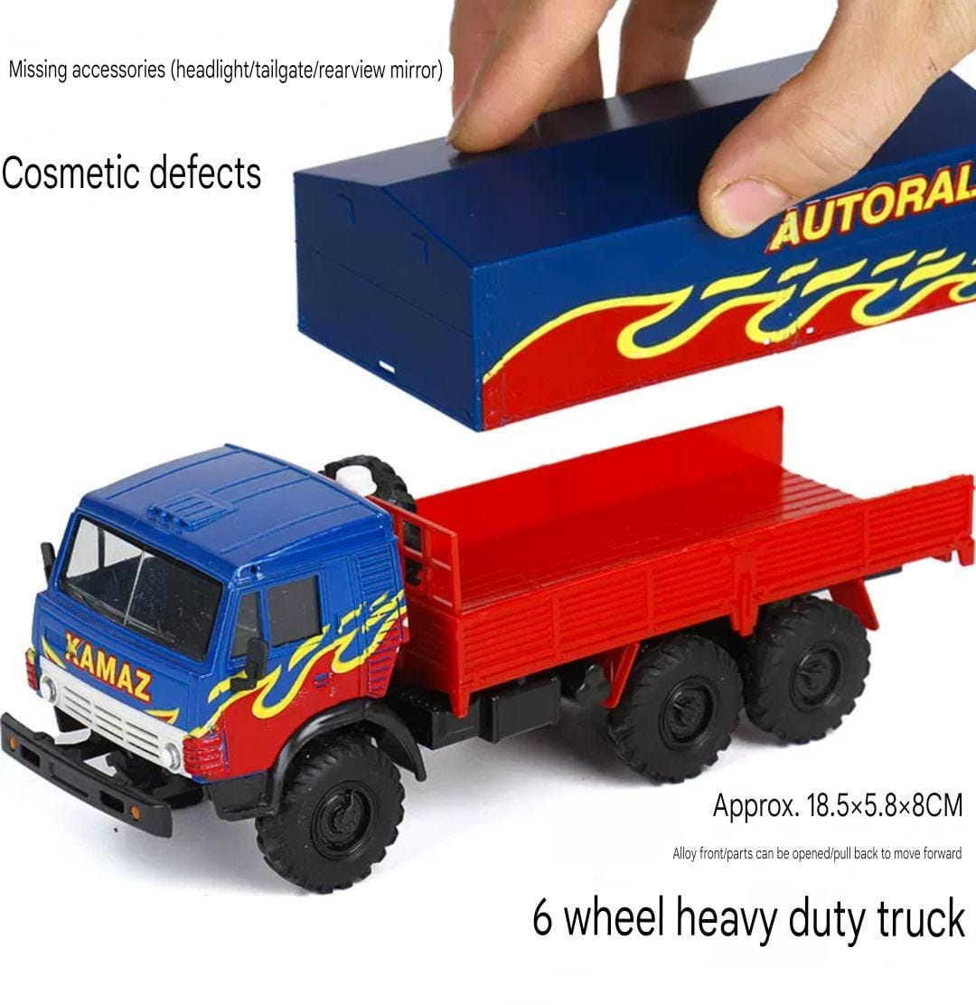 KAMAZ 6 Wheels Heavy Truck Off-Road with canvas top Large-Capacity ...