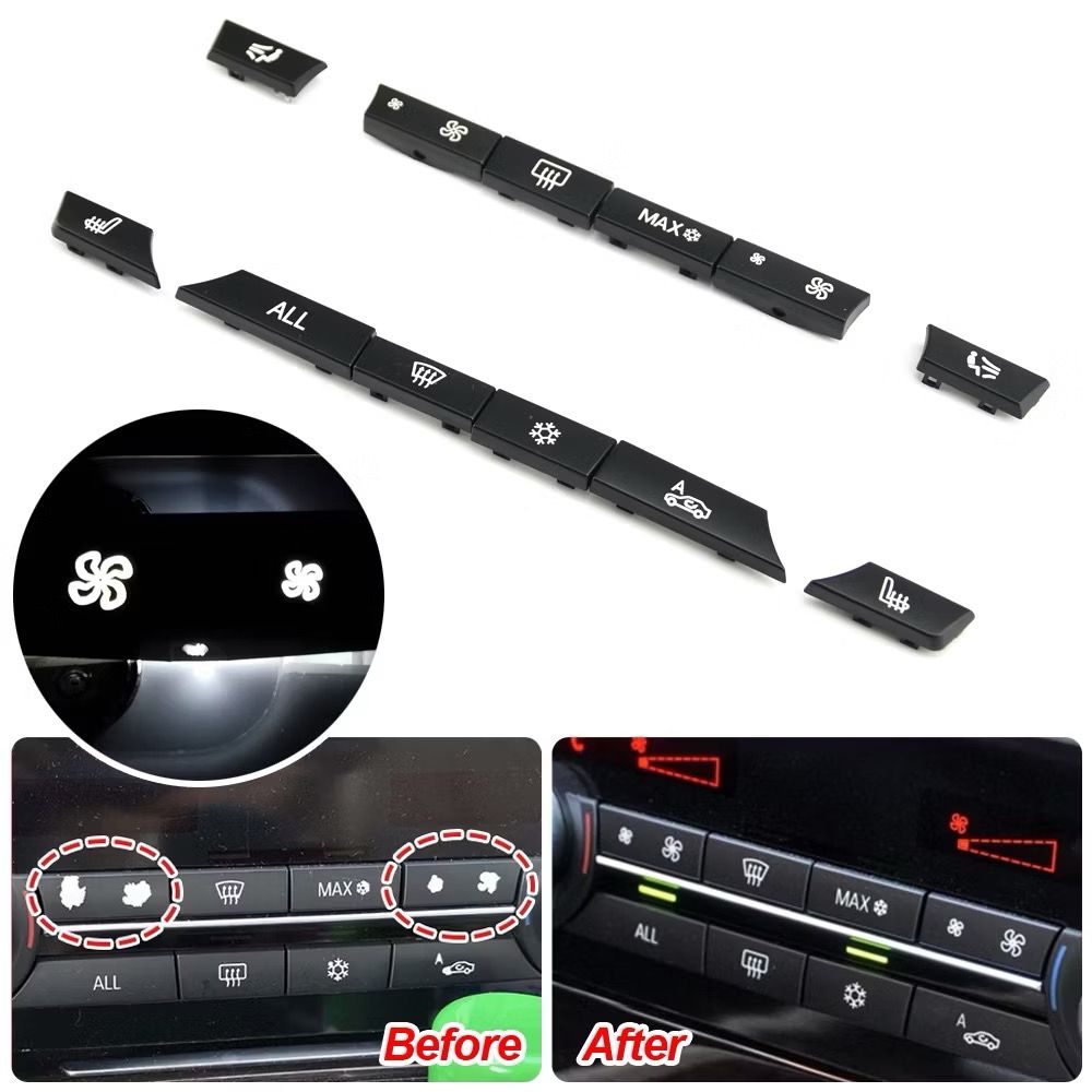 BMW 5 Series F10 High-Quality Dashboard Air Conditioner Buttons Cover ...