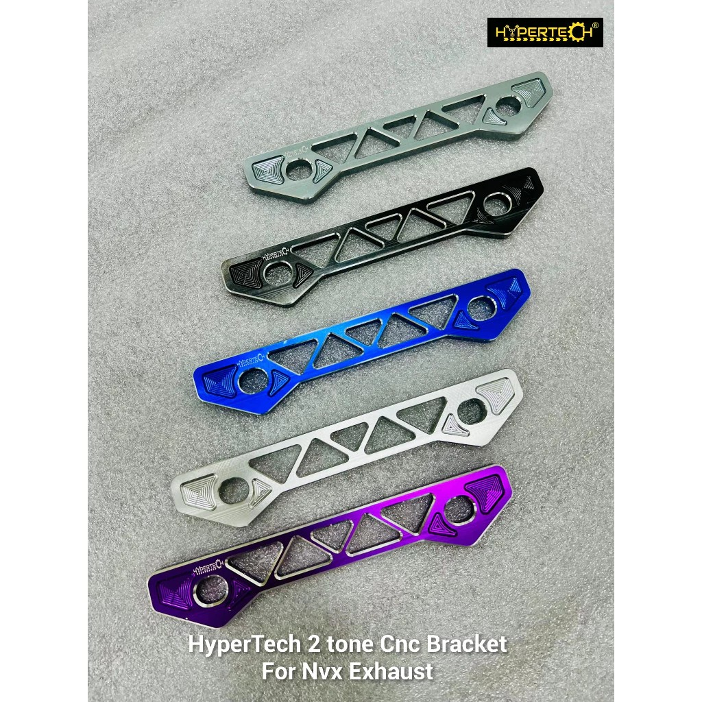 HYPERTECH 2 TONE CNC BRACKET FOR NVX EXHAUST (EXHAUST STD CUTTING ONLY) | Shopee Philippines