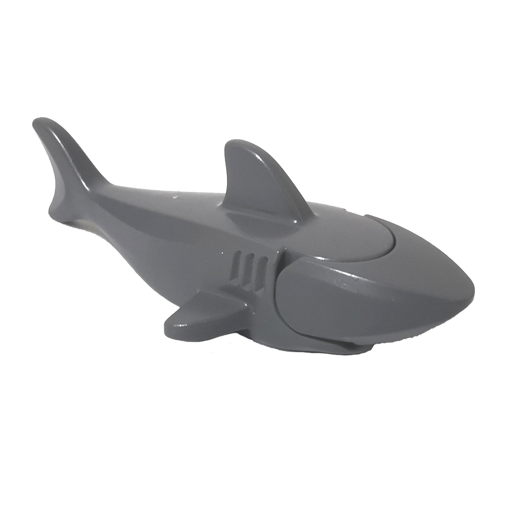 LEGO Parts [ANIMALS] 14518 - 6044722 Shark body 6x9 with head (without ...