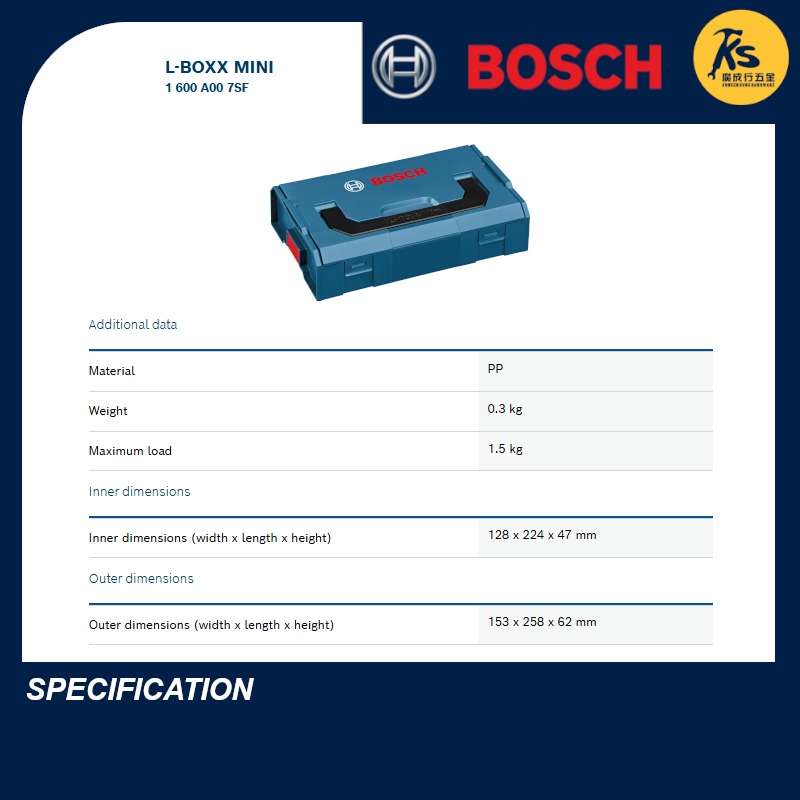 BOSCH L-BOXX Tool Storage L-BOXX Mini 102 136 238 374 ( 1 600 A00 7SF 1 600 A01 2FZ 2G0 2G2 2G3 ...