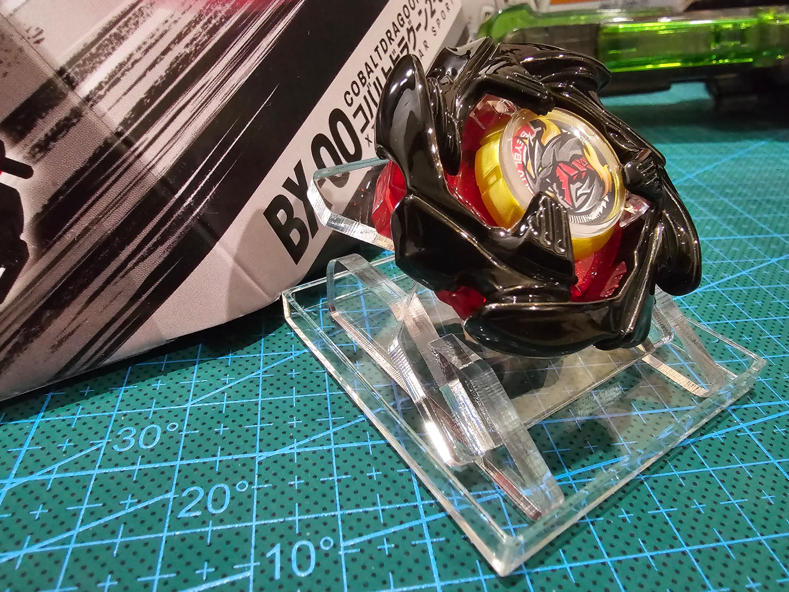 Beyblade X Display Acrylic Box with Stand Dustproof Custom 3D Printed ...