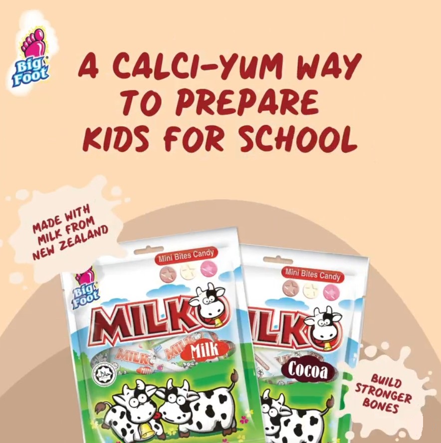 Big Foot Milko Mini Bites Candy 60g | Shopee Philippines