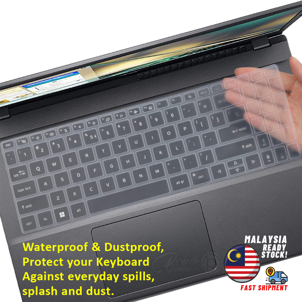 Keyboard Protector For Acer Aspire Go 15 AG15-51P-73Q3 15.3" AG15-31P ...