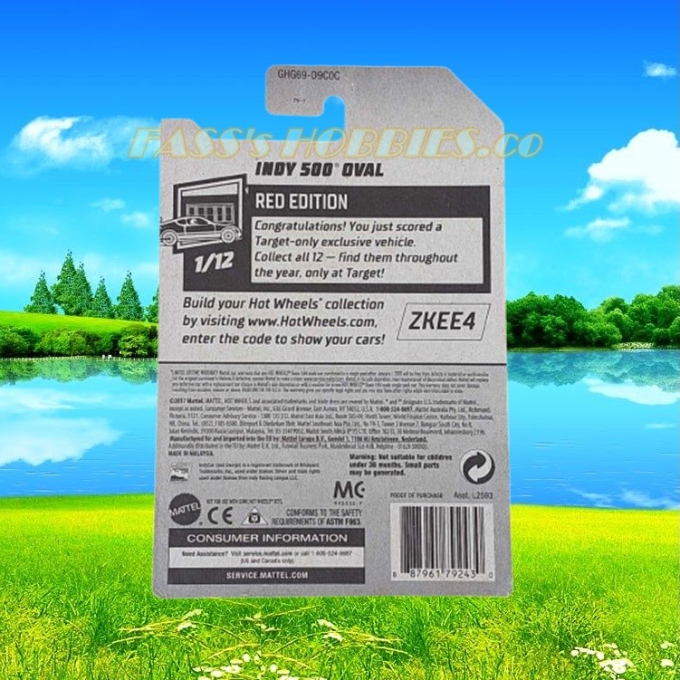 HOT WHEELSTM INDY 500 OVAL TARGET EXCLUSIVE with 2020 FACTORY SEAL ...