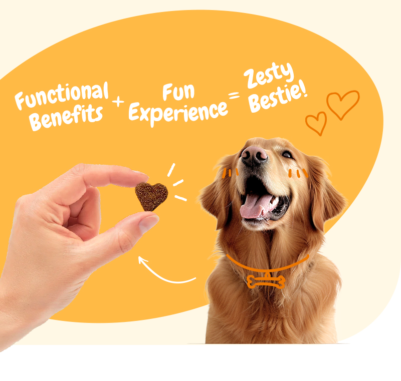 Zesty Paws 8-in-1 Multifunctional Bites Dogs - Peanut Butter Flavor (90 ...