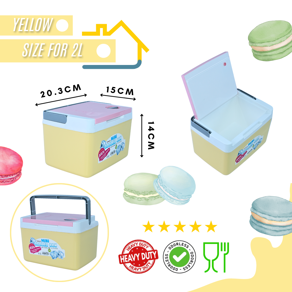 {New Arrival} Iruma x LAVA Mini Cooler Box 2L Mini Ice Box BPA FREE ...
