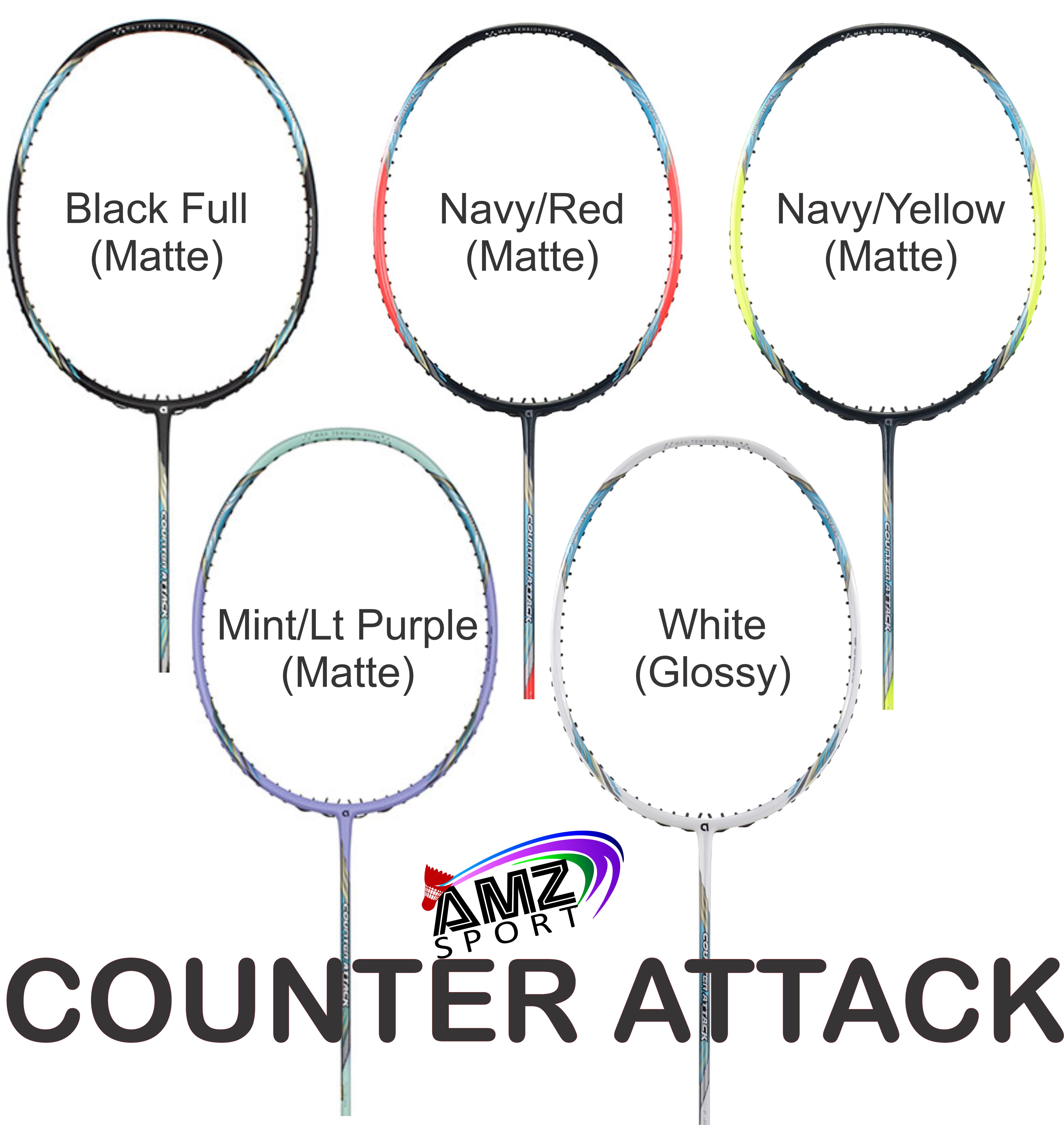 APACS COUNTER ATTACK BADMINTON RACKET MAX 35LBS | Shopee Philippines