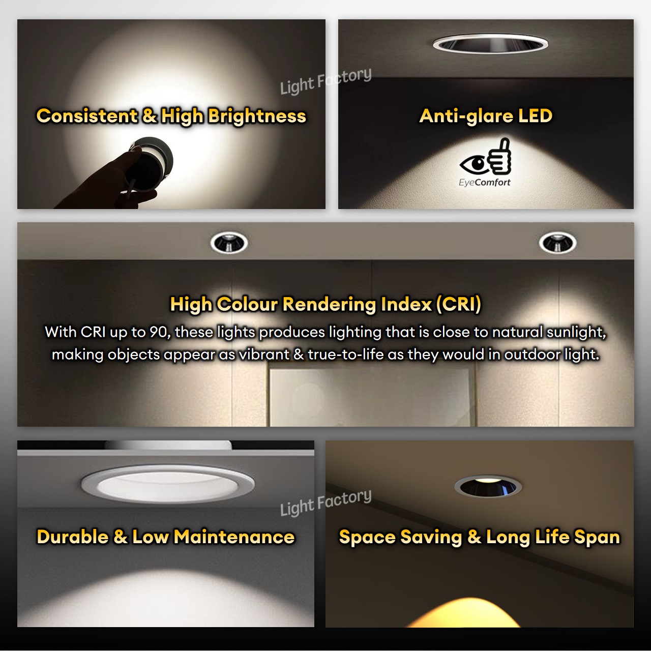 Philips LED Recessed Spotlight Downlight 7W/7.5W /11W DL260 SL260 Eye ...