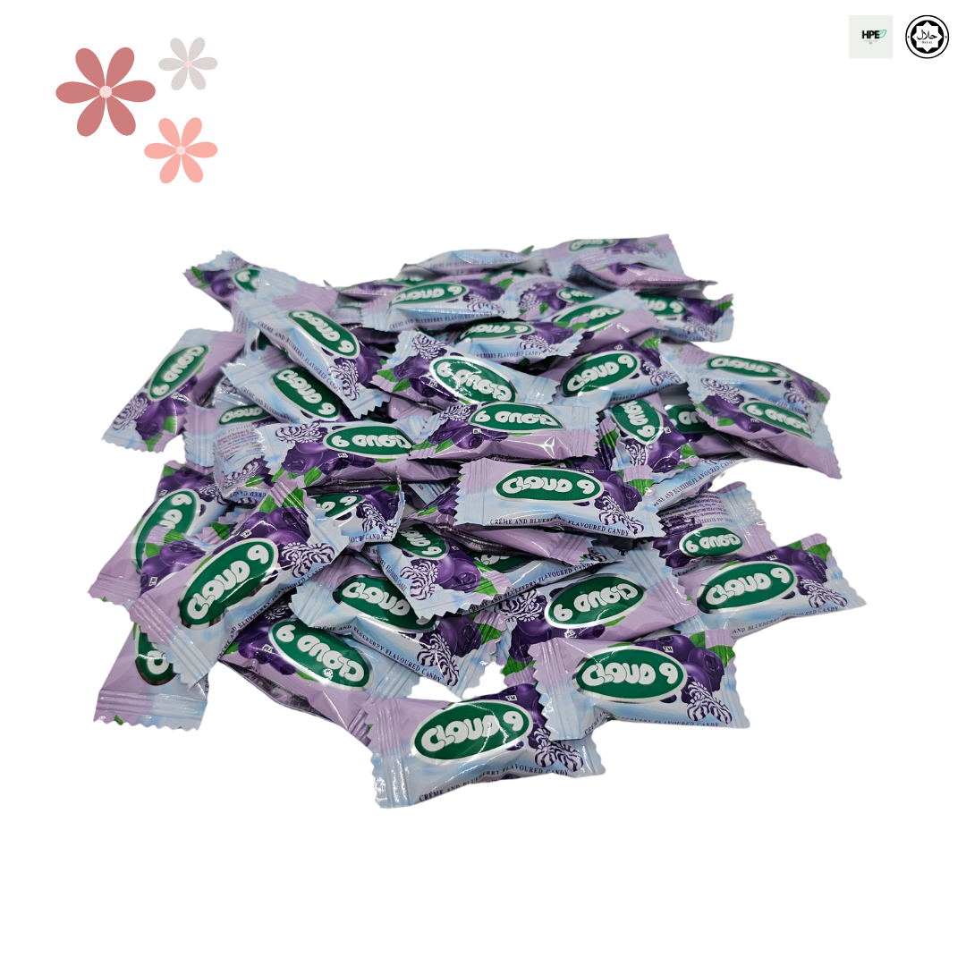 Gula Cloud 9 Candy Strawberry Blueberry Ice Lemon Tea Dynamite Butter ...
