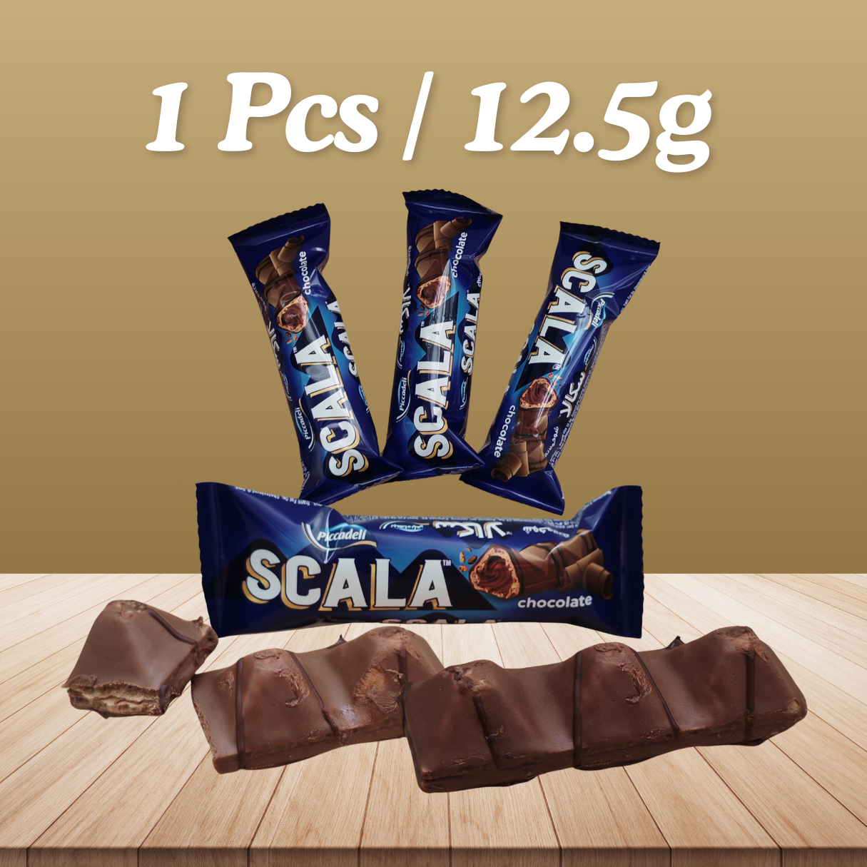 Piccadeli Scala Chocolate / Filled Wafer Bar Chocolate / Net Weight ...
