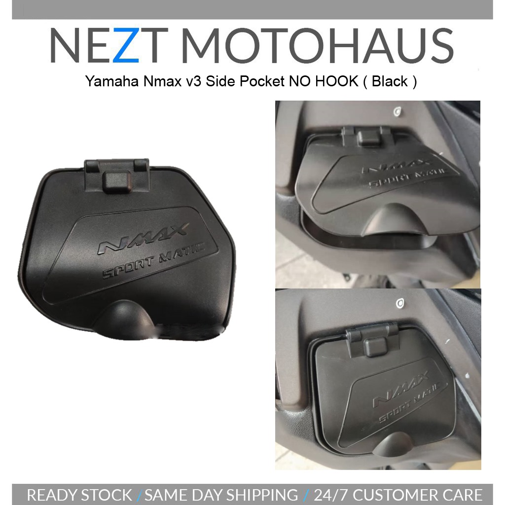 Yamaha Nmax V3 Side Pocket Bakul tepi Siap Hook Cangkul Ikat Tepi ...