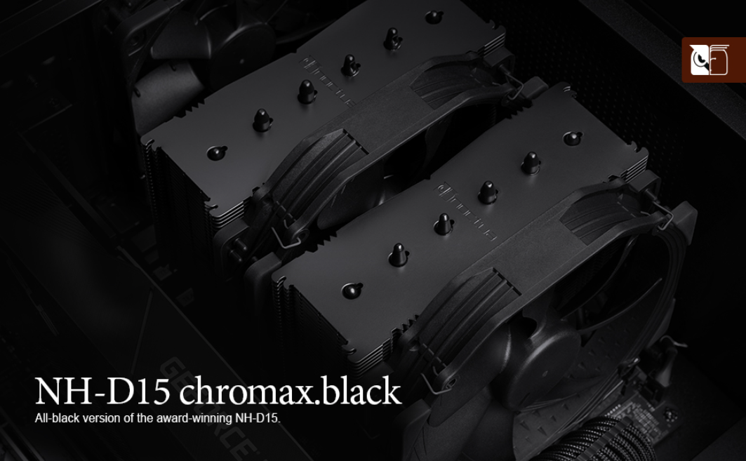 NOCTUA NH-D15 CHROMAX BLACK SUPPORT INTEL / AMD PLATFORM DUAL TOWER CPU AIR COOLER | Shopee ...