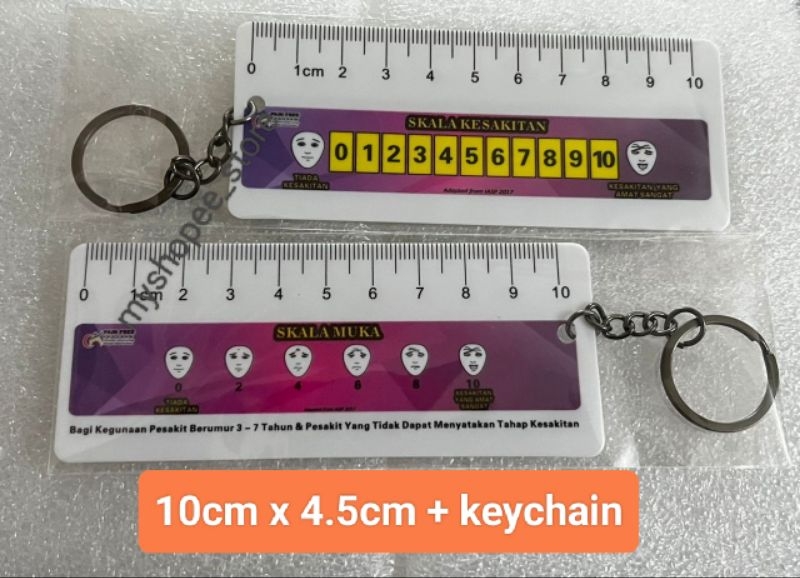 Pain Score Ruler Pembaris Skala Kesakitan | Shopee Philippines
