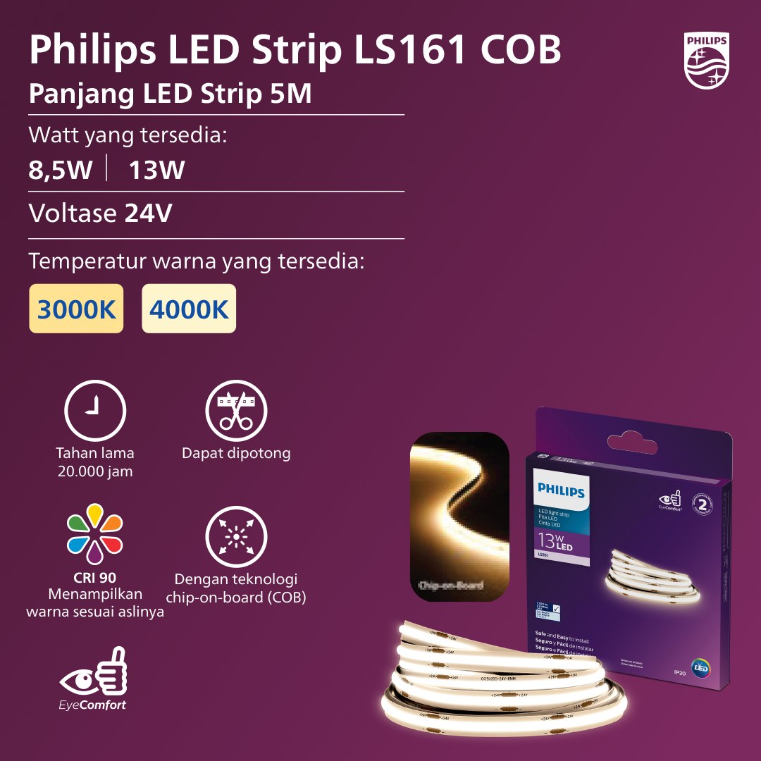 PHILIPS LED STRIP / philips led strip LS161 cob led strip / led strip ...