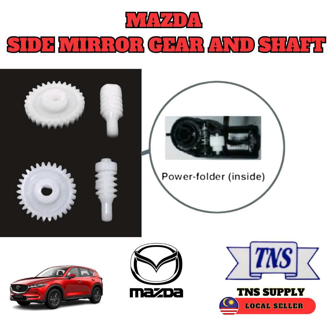 MAZDA SIDE MIRROR GEAR AND SHAFT MAZDA CX-5 /MAZDA 2,3,6 | Shopee ...