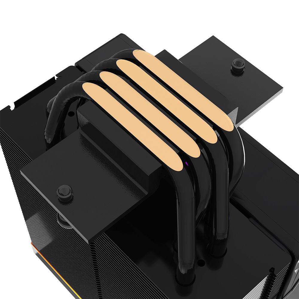 Jungle Leopard KF420 DGT Digital CPU Cooler Black / White 12cm CPU Fan ...