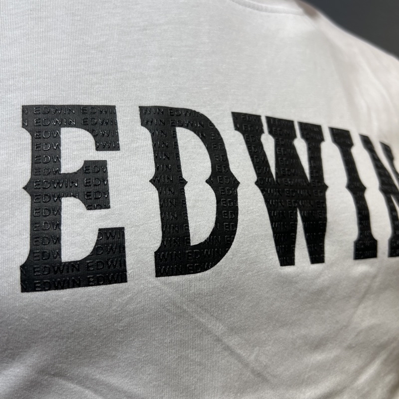 New Arrivals EDWIN Men’s Signature Logo 3D Emboss T-Shirt ( 7480 1921 ...