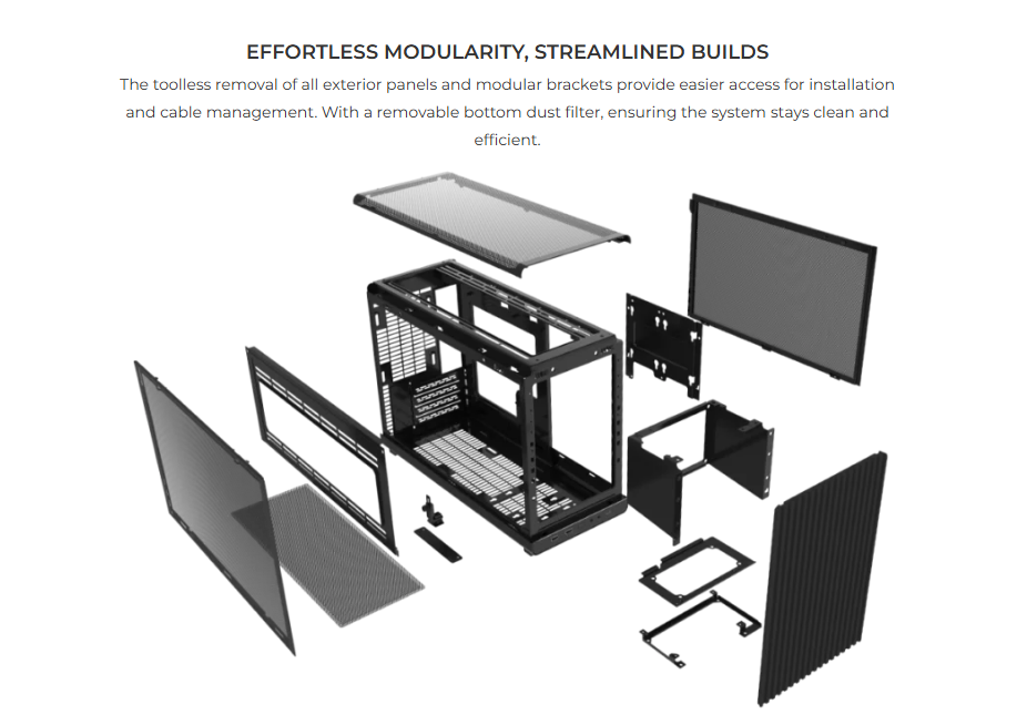 LIAN LI A3 MICRO-ATX PC CASE - BLACK / WHITE / WOOD MATX CASING LIANLI ...