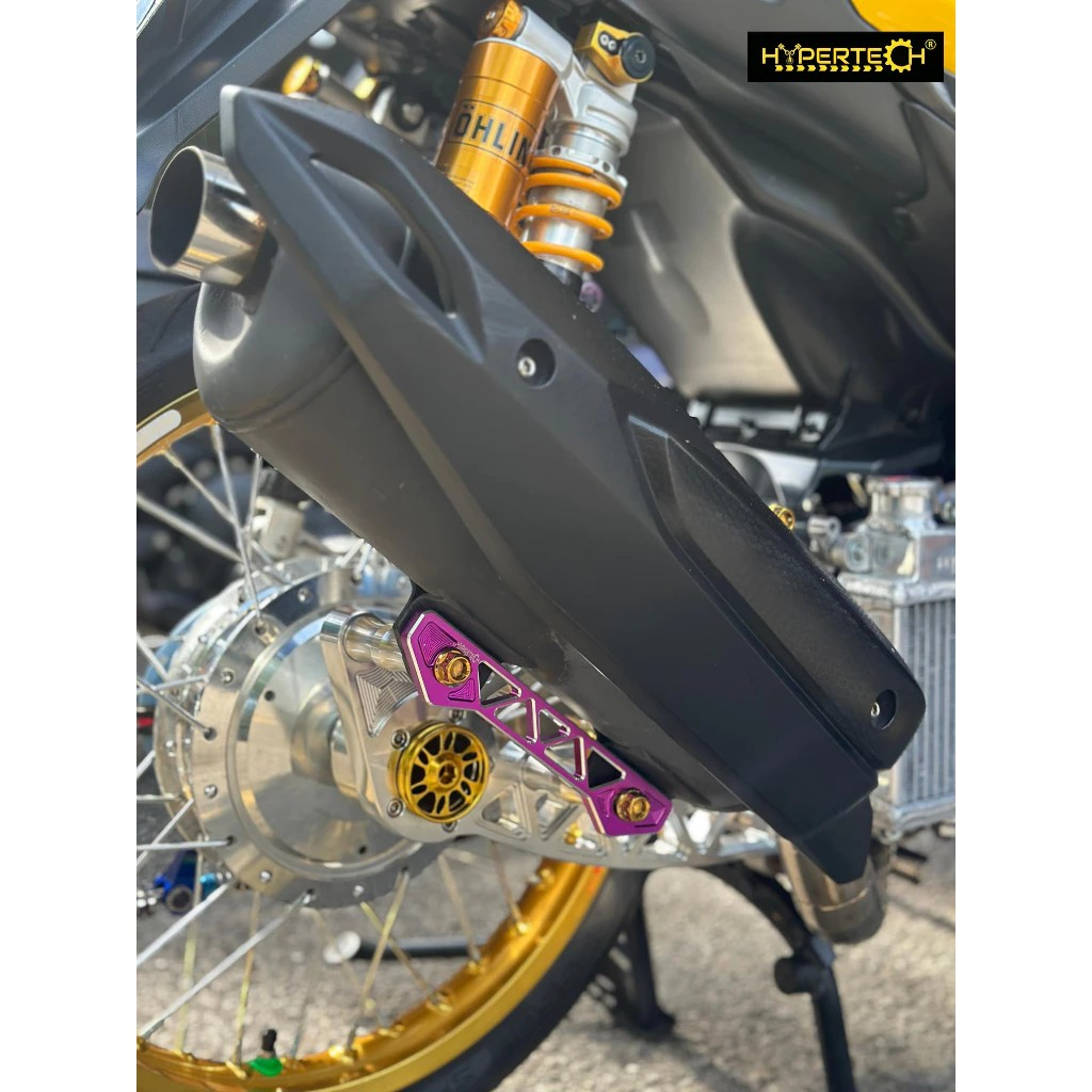 HYPERTECH 2 TONE CNC BRACKET FOR NVX EXHAUST (EXHAUST STD CUTTING ONLY) | Shopee Philippines