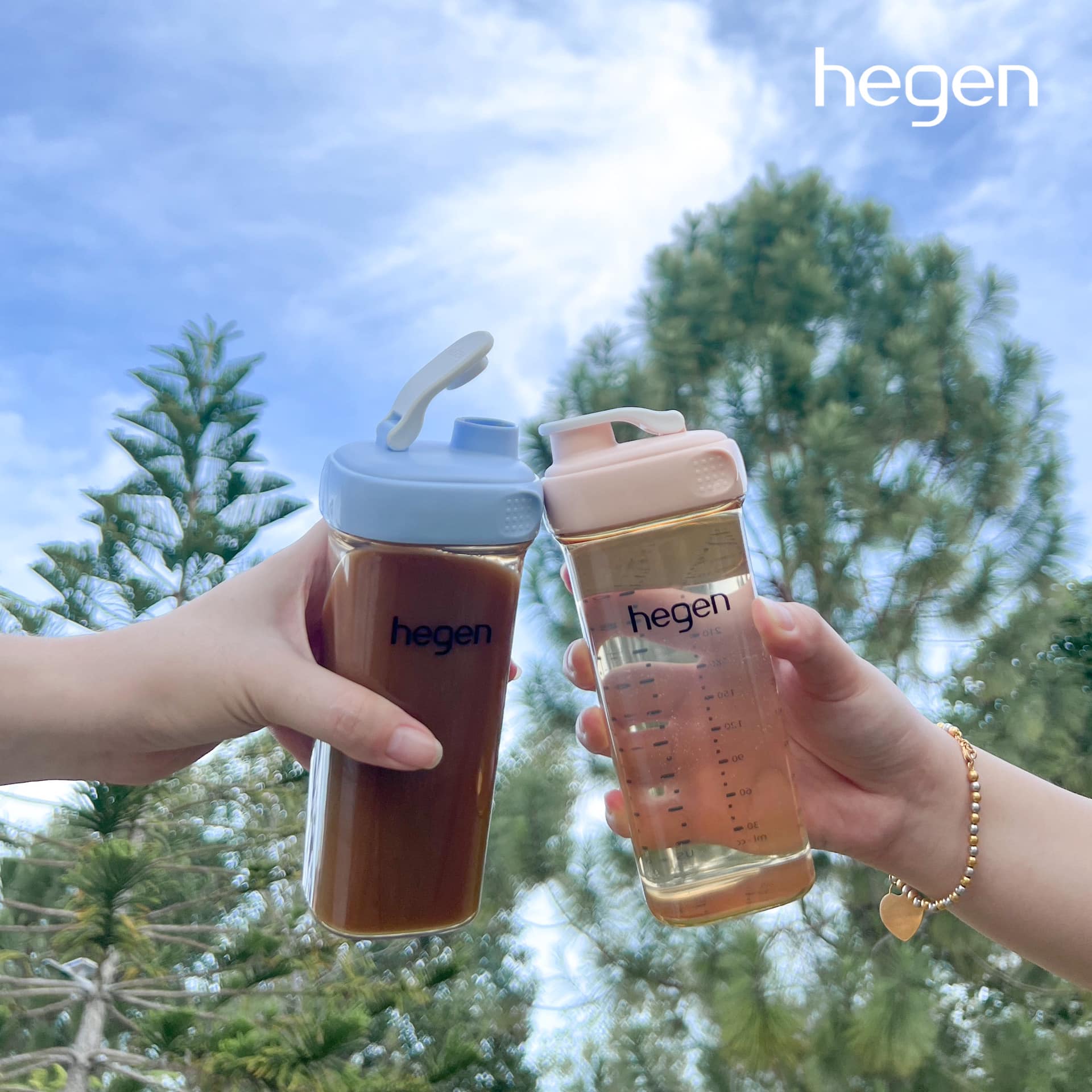 Hegen PCTOTM 330ML/11OZ DRINKING BOTTLE PPSU (PINK/GREEN/GREY/BLUE ...