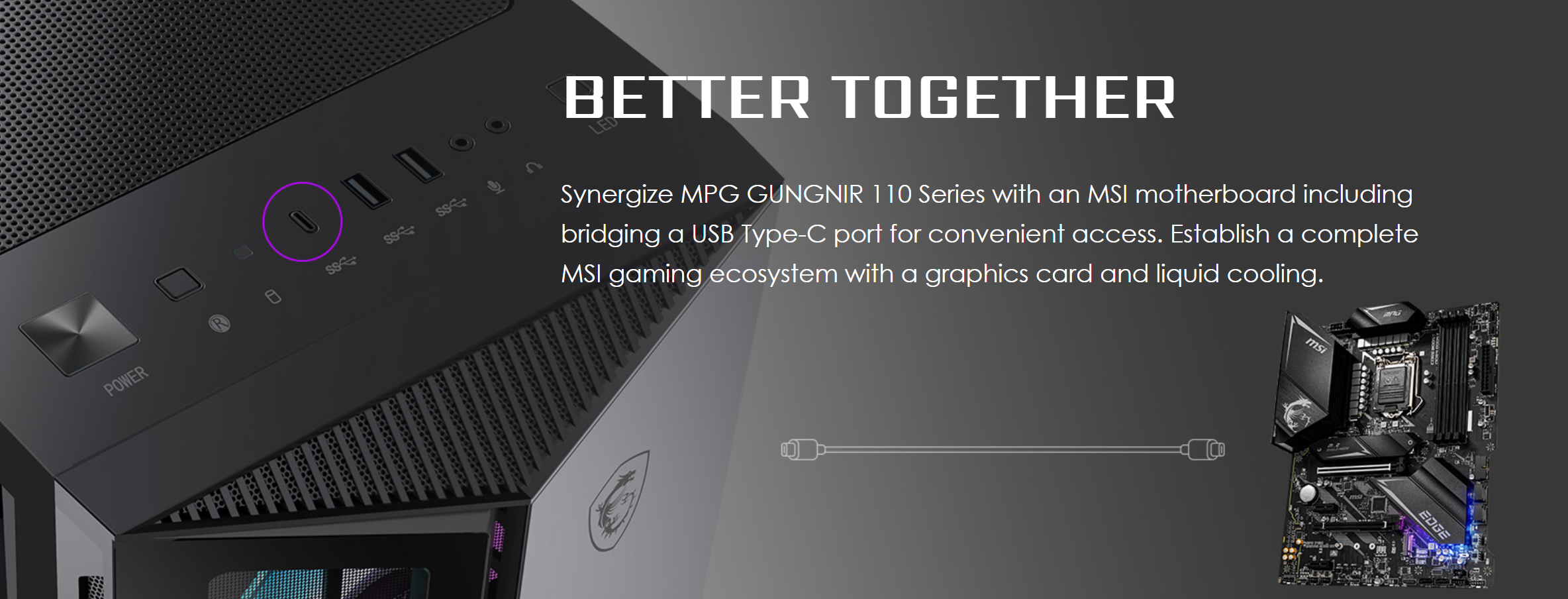 MSI MPG Gungnir 110R Mid-Tower PC Case | Shopee Philippines